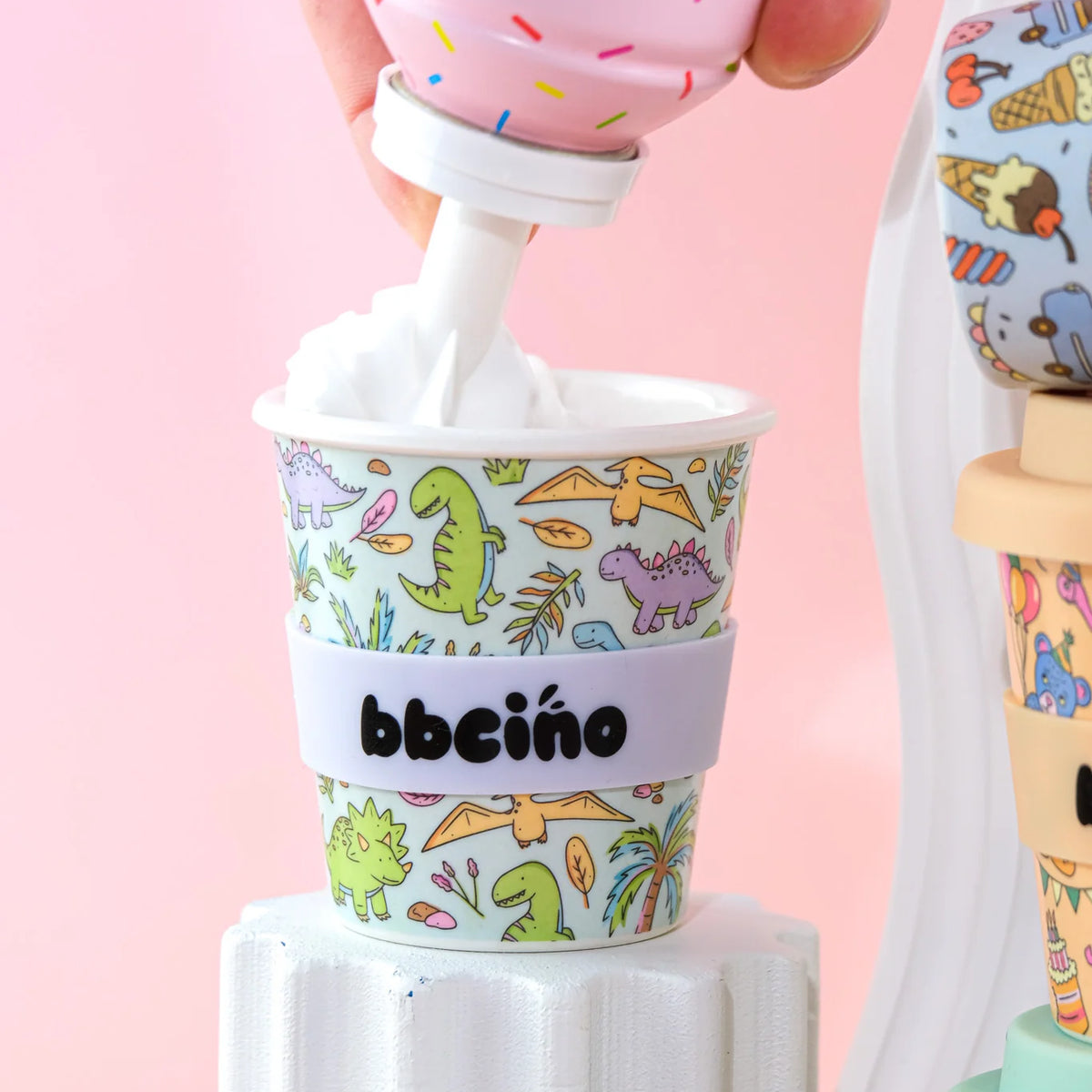 bbcino 120mL BabyCino Cup - Sipasaurus – Raspberry Lane Boutique
