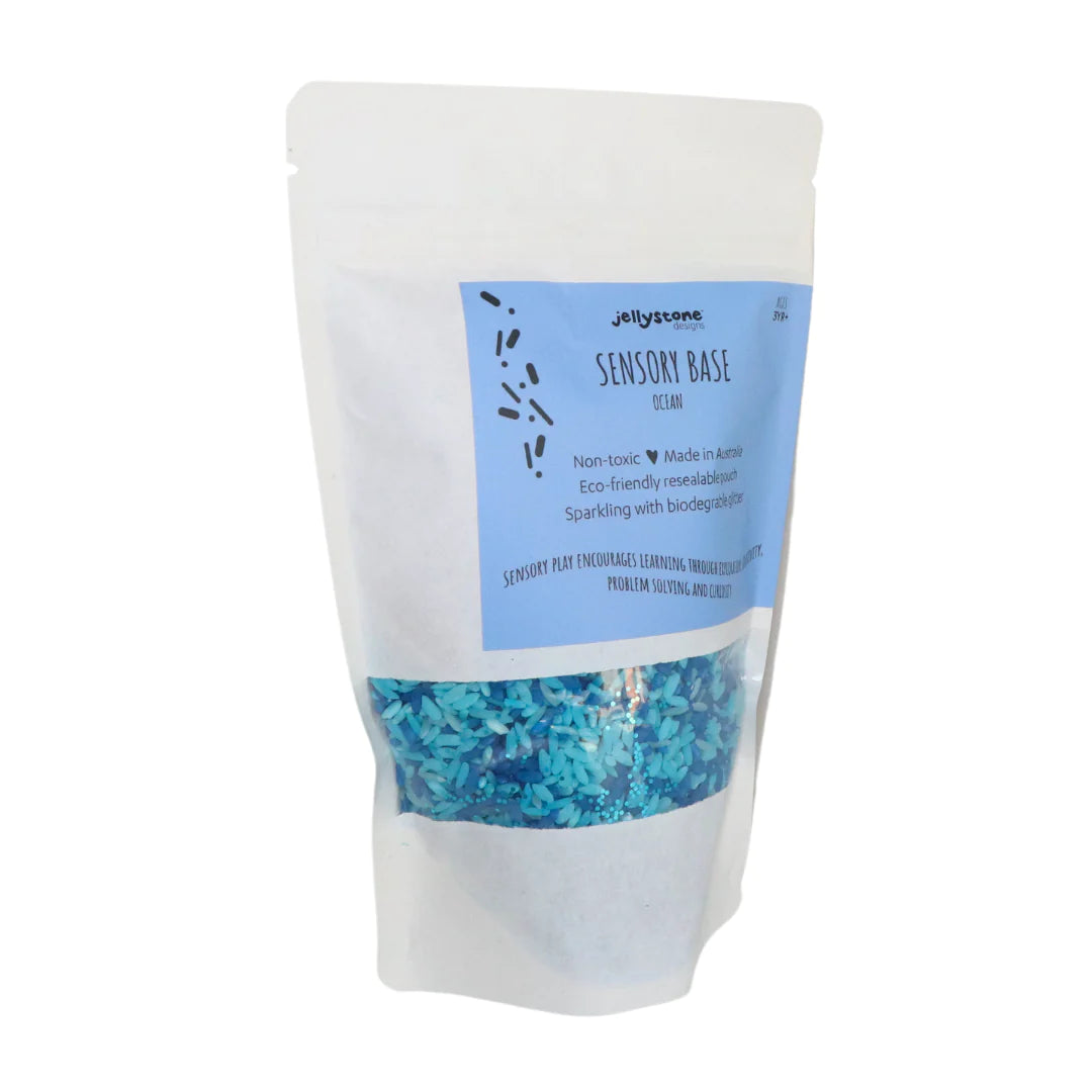 Jellystone Sensory Rice - Ocean | Raspberry Lane Boutique